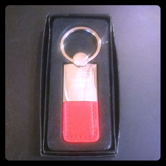 Accessories | Wells Fargo Leather Key Chain | Poshmark